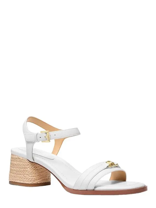 Michael Kors Mandy Sandals - Optic White