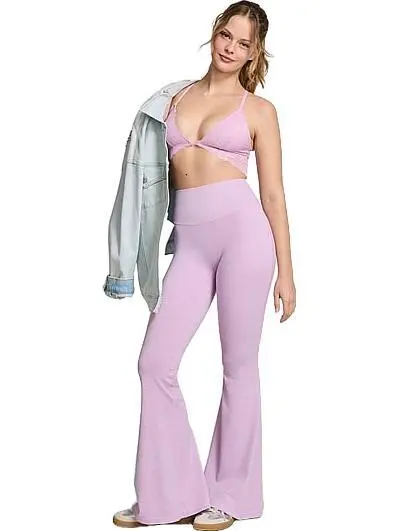 Pink Relay Super Flare Leggings - Purple