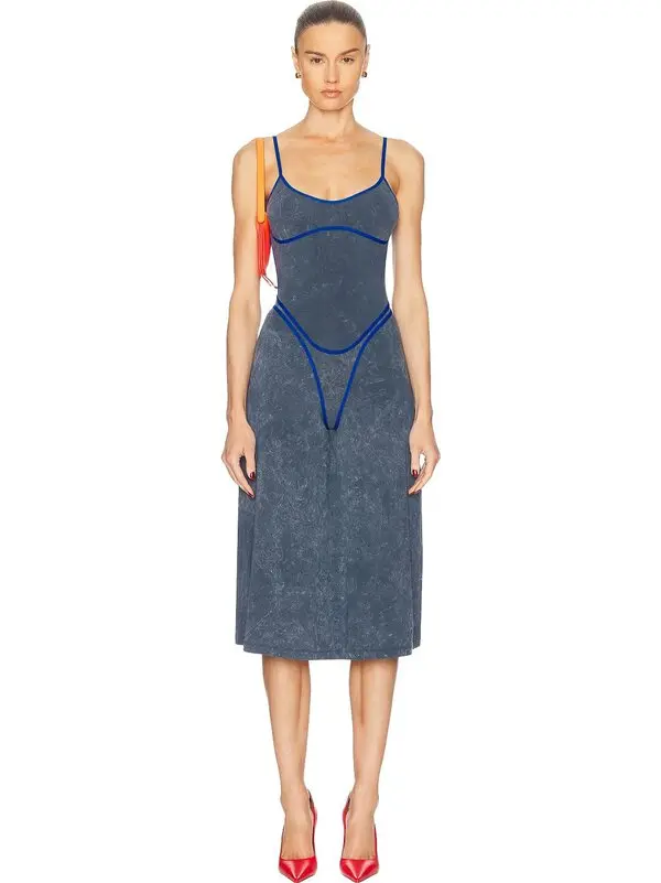 Diesel Sleeveless Midi Dress - Blue