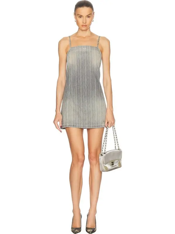 DIESEL® Sleeveless Mini Dress - Grey