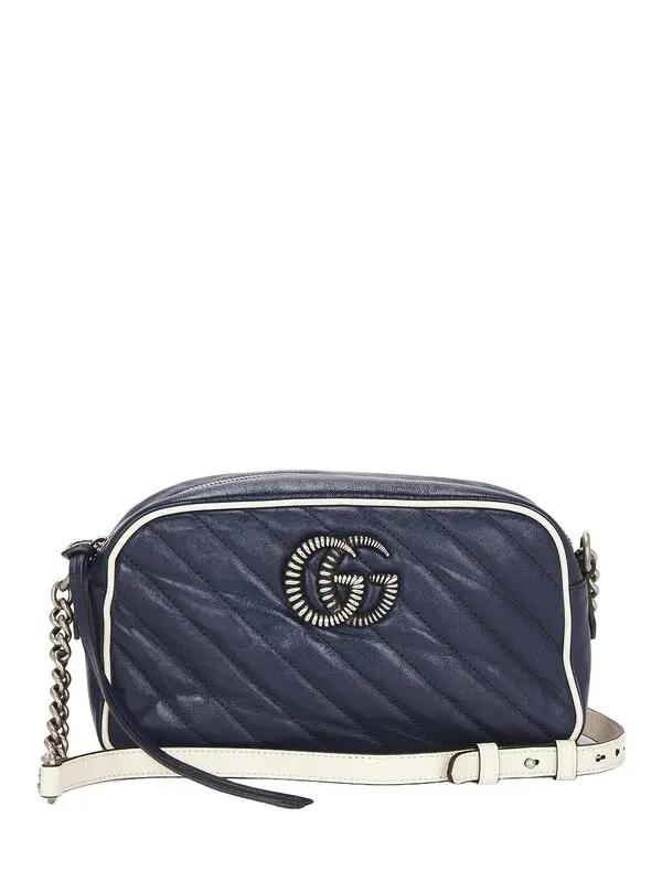 Gucci Gg Marmont Shoulder Bag - Blue
