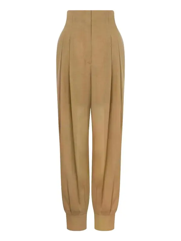 Philosophy Di Lorenzo Serafini Pleated Tapered Trousers - Green