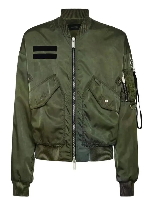 Dsquared2 Multi-pocket Bomber Jacket - Green
