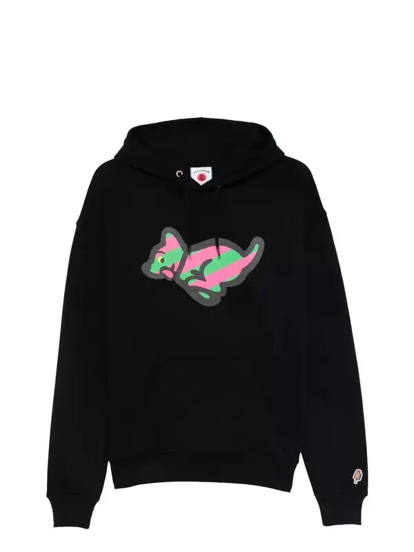 ICECREAM Running Puppy Hoodie - Black