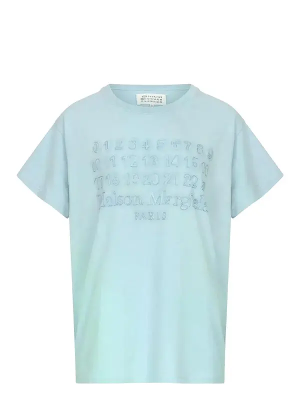 MAISON MARGIELA Logo-print T-shirt - Blue