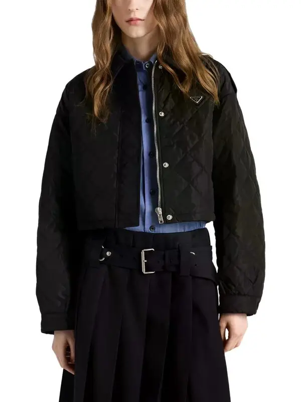 Prada Quilted Jacket - Black