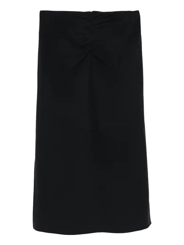 Etro Gathered Midi Skirt - Black