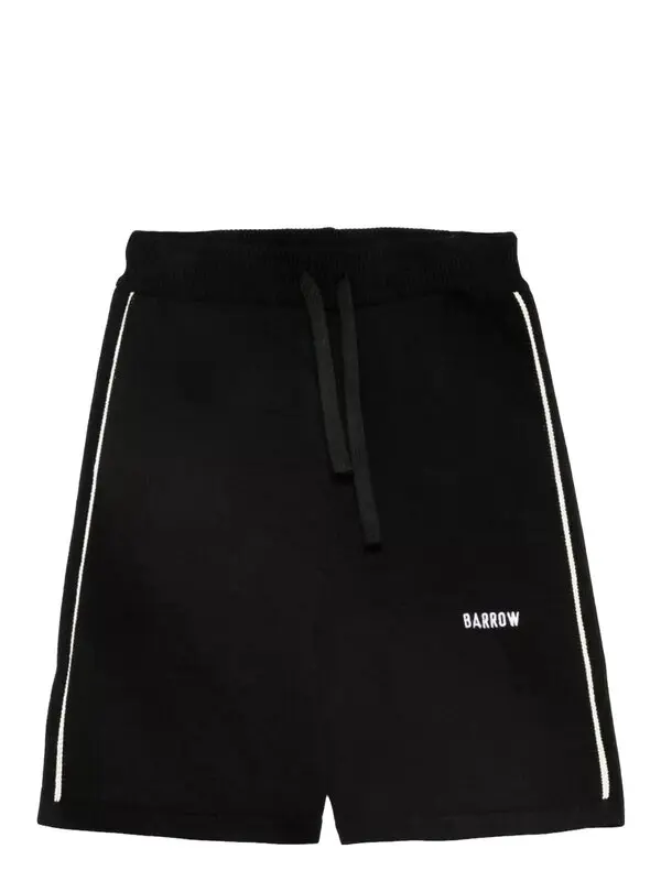 BARROW Knitted Shorts - Black
