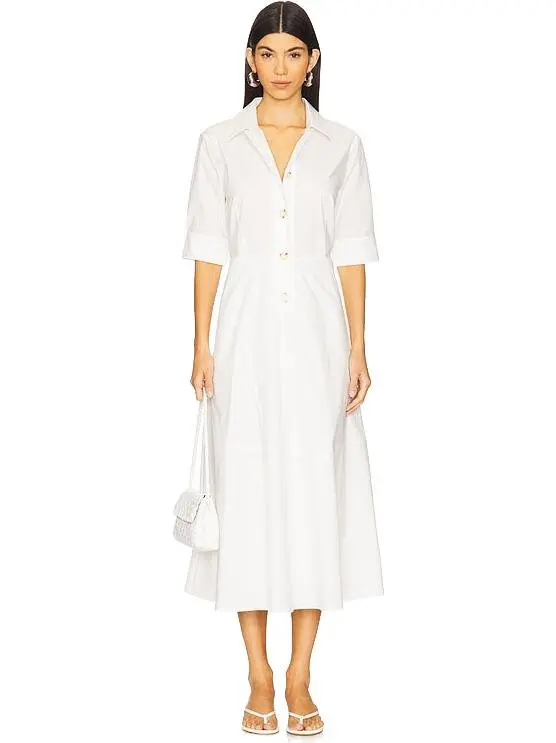 Rue Sophie Beca Shirt Dress - White