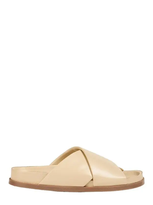 MANSUR GAVRIEL Leather Sandals - Cream