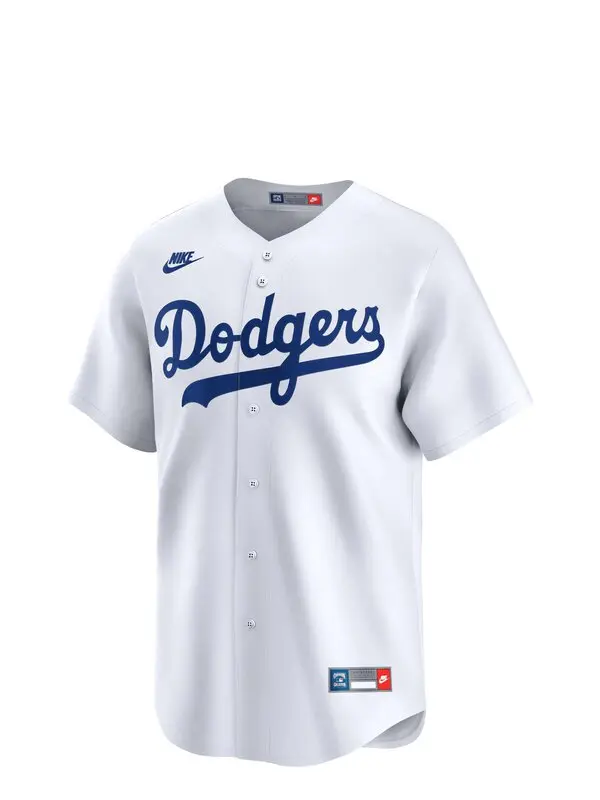 Nike Jackie Robinson Brooklyn Dodgers Cooperstown Dri-fit Adv Mlb Limited Jersey - White