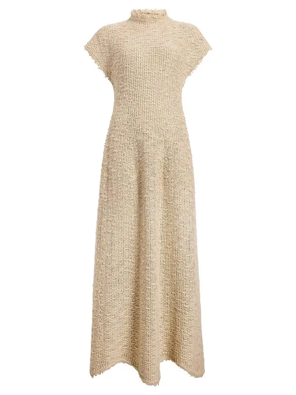 Khaite Ema Knit Dress - Flax
