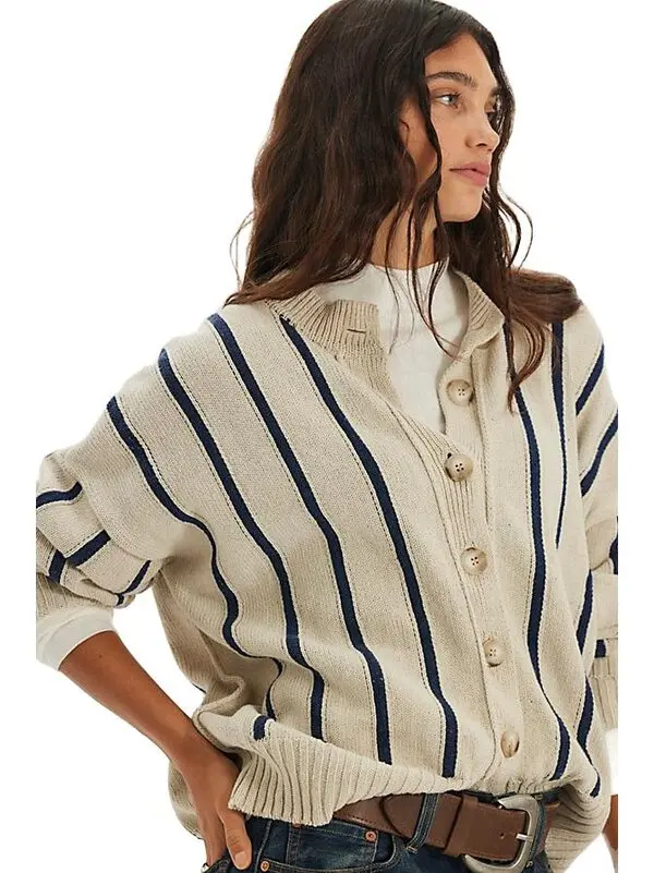 Free People We The Free Valencia Cardigan - Ivory Combo