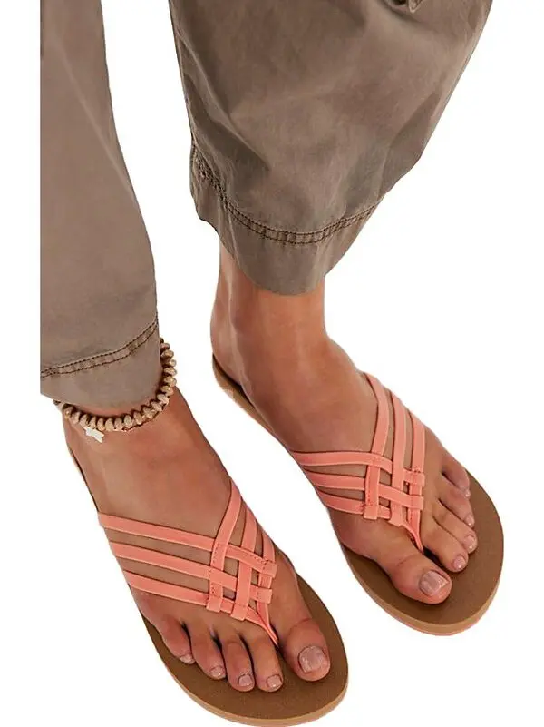 Sanuk Yoga Sandy Sandals - Coral Haze