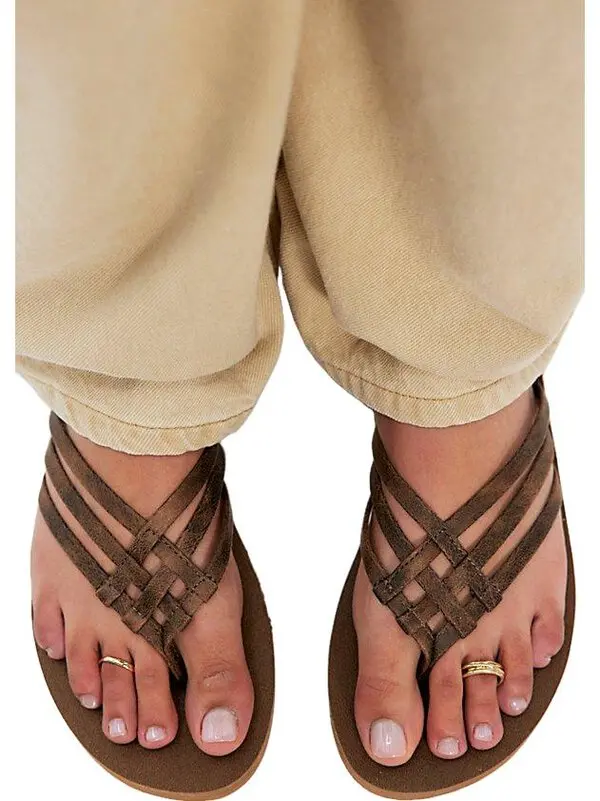 Sanuk Yoga Sandy Sandals - Ojai Tan