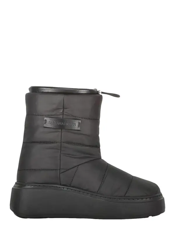 Fabiana Filippi Quilted Ankle Boots - Black
