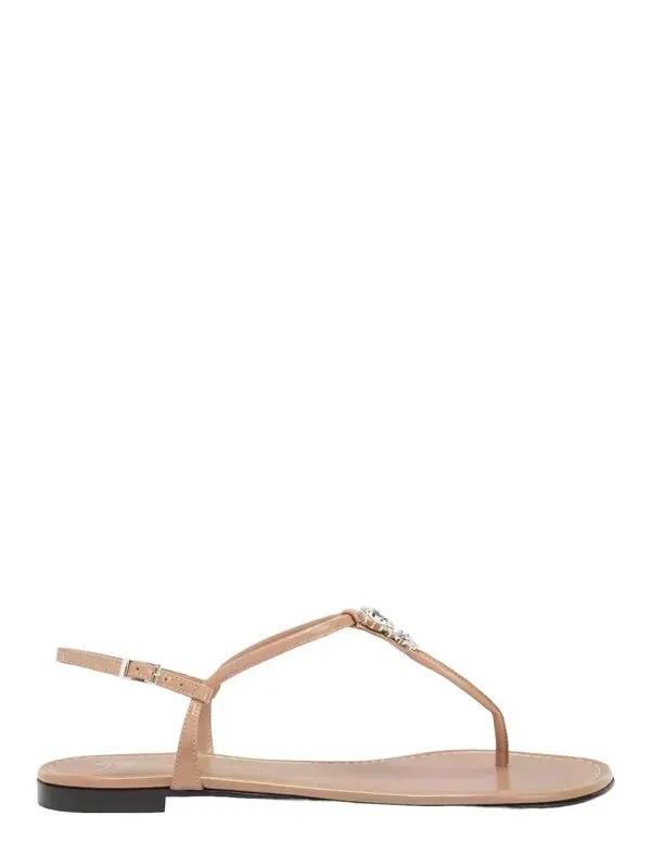 GIUSEPPE ZANOTTI Anyelle Leather Sandals - Neutrals