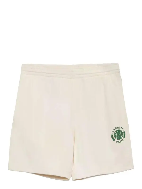 Lacoste 3d-print Fleece Shorts - Neutrals
