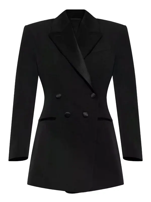 Givenchy Double-breasted Tailored Blazer - Black