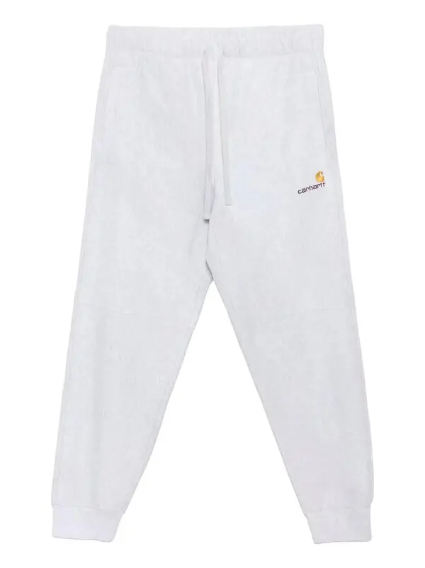 Carhartt Work In Progress Script Jogging Pants - Grey