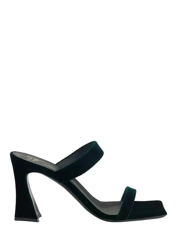 GIUSEPPE ZANOTTI 85mm Flaminia Sandals - Green