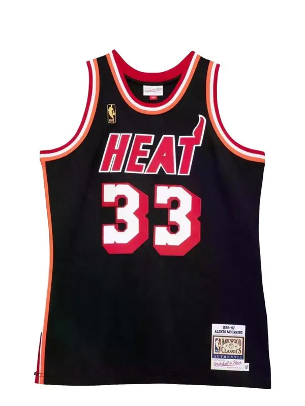 Mitchell & Ness Nba Miami Heat 96 Alonzo Mourning Authentic Jersey - Black