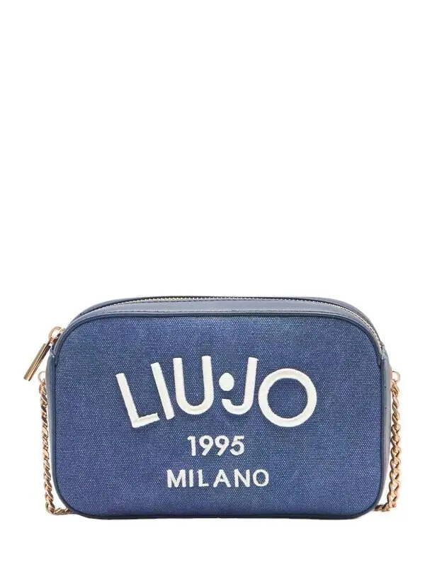 Liu Jo Logo-embroidered Crossbody Bag - Blue