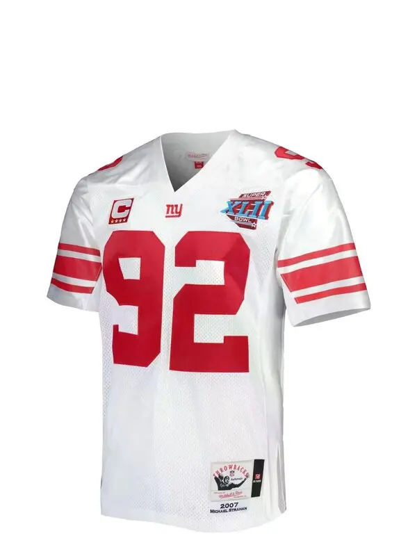 Mitchell & Ness 2007 Michael Strahan New York Giants Super Bowl Xlii Authentic Jersey - White