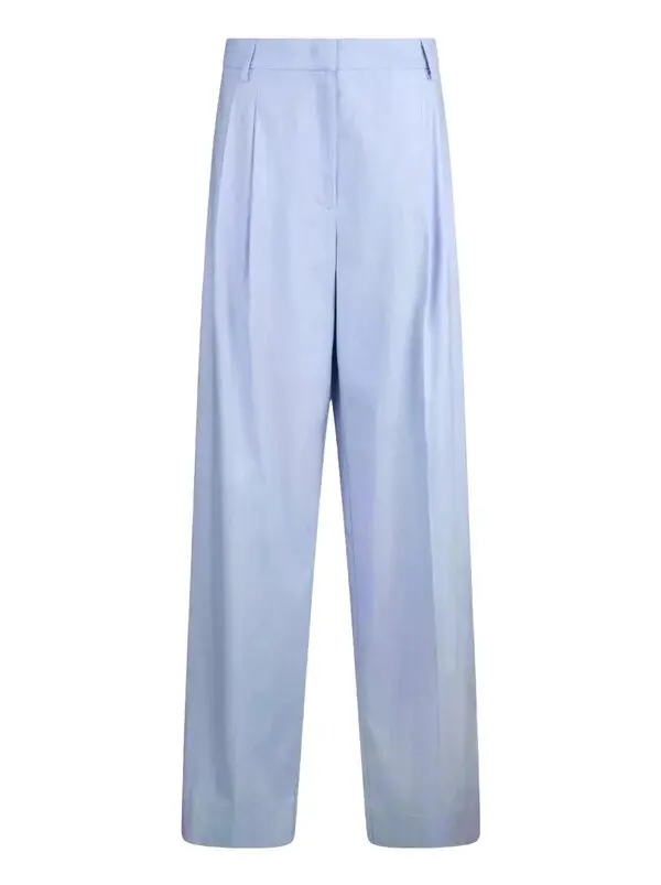 Liu Jo Linen Palazzo Pants - Purple