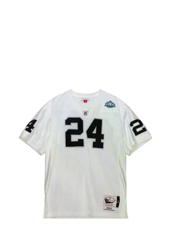 Mitchell & Ness Nfl Super Bowl Raiders 2002 Charles Woodson Jersey - White
