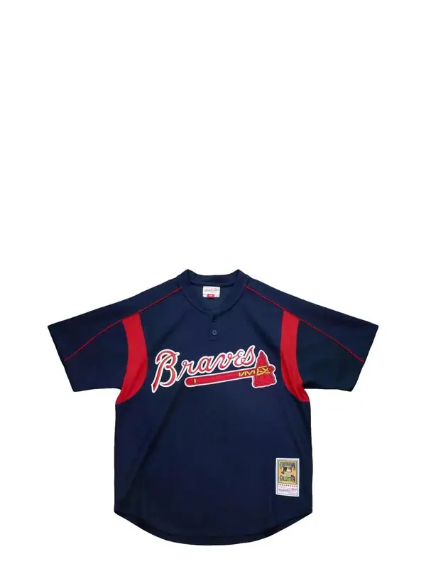 Mitchell & Ness Mlb Atlanta Braves 2003 Greg Maddux Batting Practice Jersey - Blue