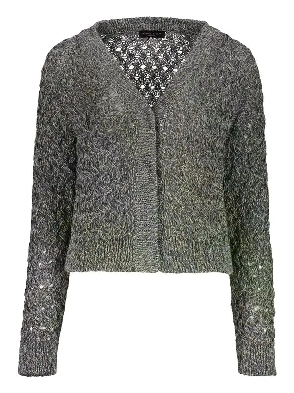 Fabiana Filippi Open-knit Cardigan - Grey