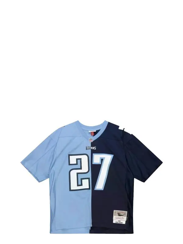 Mitchell & Ness Nfl Tennessee Titans 1999 Eddie George Split Legacy Football Jersey - Blue