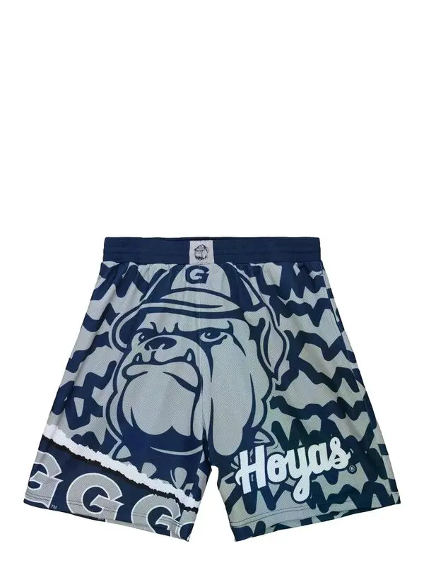 Mitchell & Ness Nba Georgetown Hoyas Jumbotron 2.0 Shorts - Blue