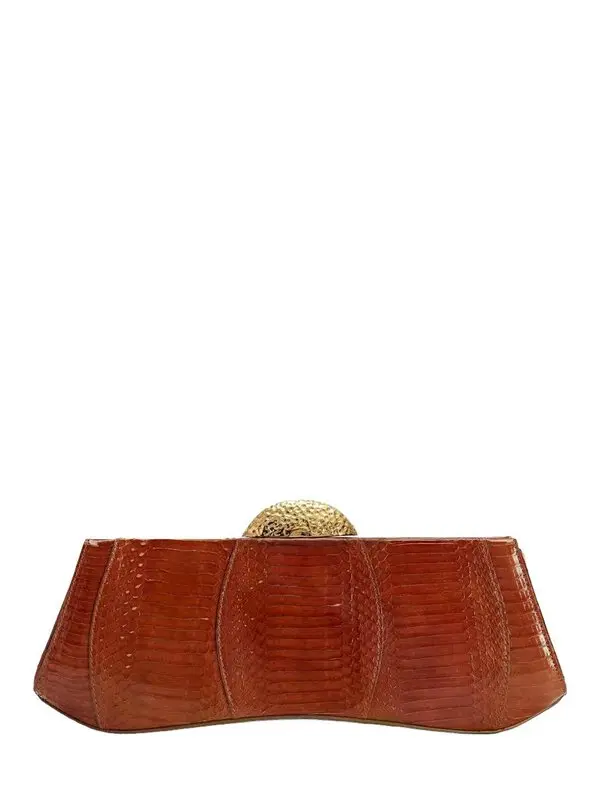 GIUSEPPE ZANOTTI Eve Clutch Bag - Brown
