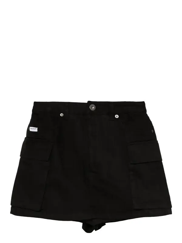 CHOCOOLATE Denim Skort - Black