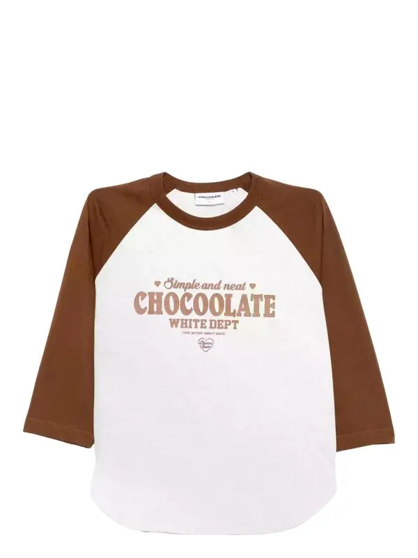 CHOCOOLATE Logo-print T-shirt - Brown