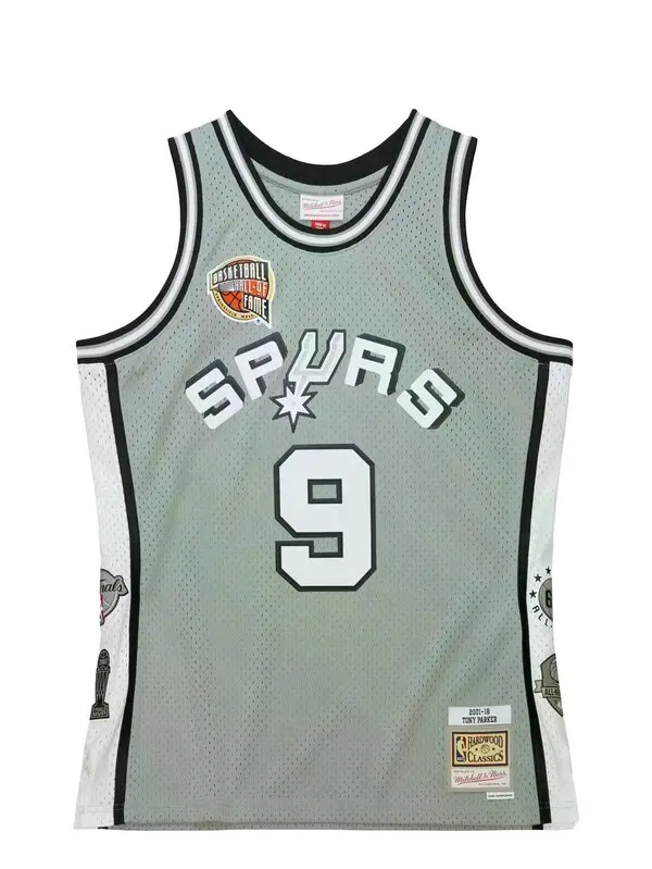 Mitchell & Ness Nba Spurs Tony Parker Swingman Jersey - Grey