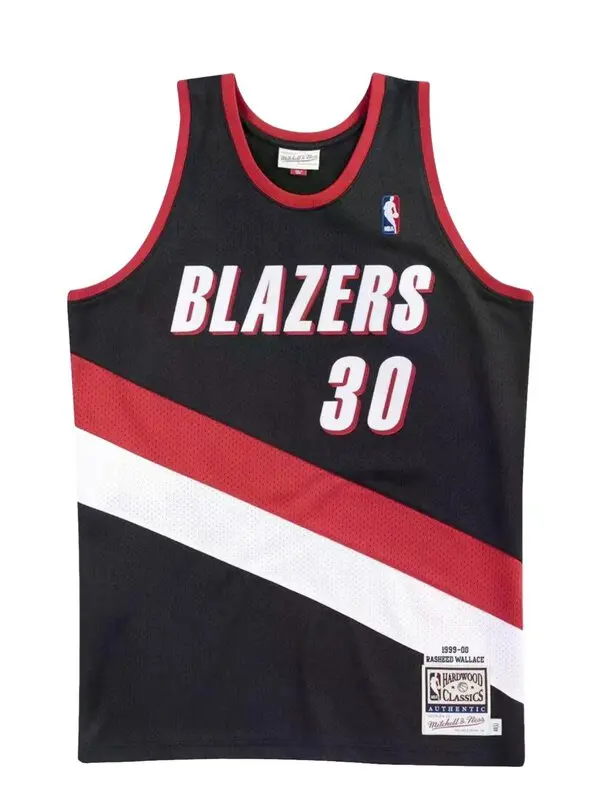Mitchell & Ness Nba 1999 Trail Blazers Rasheed Wallace Authentic Jersey - Black
