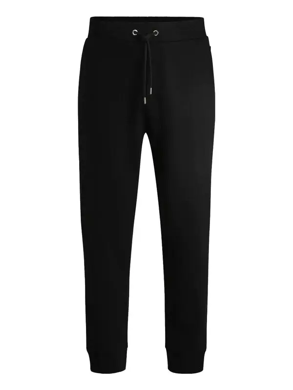 BOSS Cotton Track Pants - Black