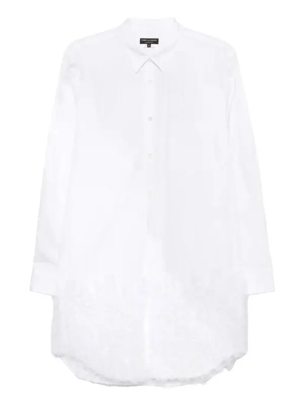 Comme Des Garçons Ruffled Shirt - White