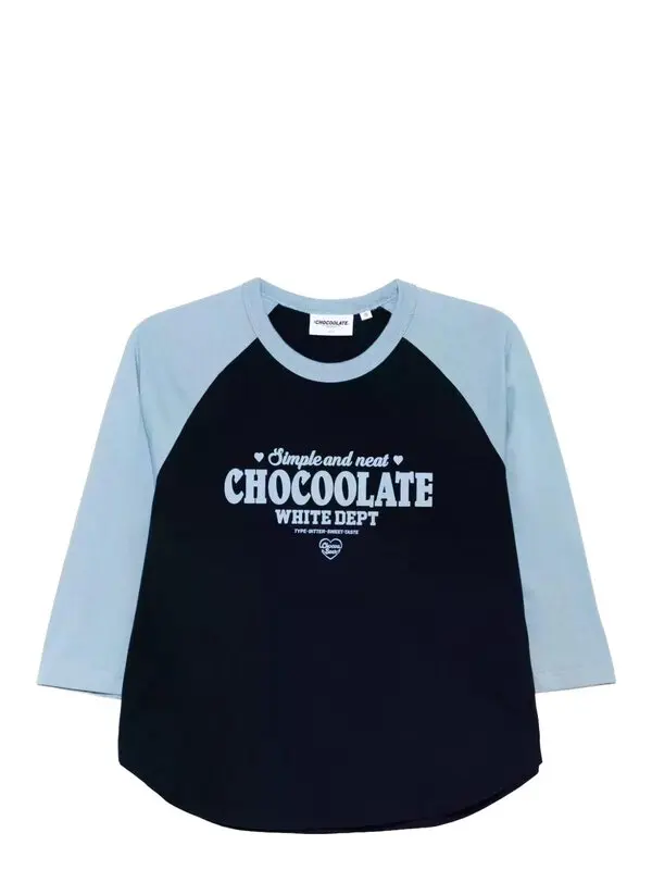 CHOCOOLATE Logo-print T-shirt - Blue