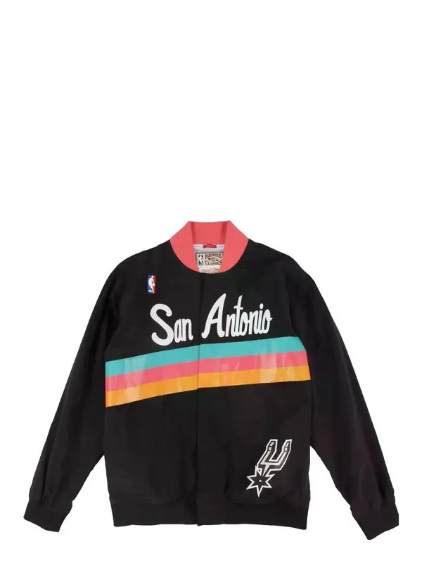 Mitchell & Ness Nba San Antonio Spurs 94-95 Warm-up Jacket - Black