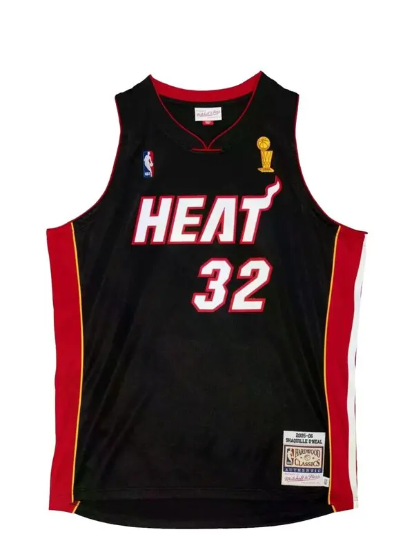 Mitchell & Ness Nba Heat 05-06 Shaquille O'neal Basketball Jersey - Black