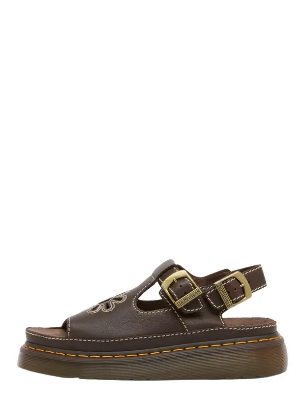 Dr. Martens Dunnet Flower Sandal - Kelp Brown