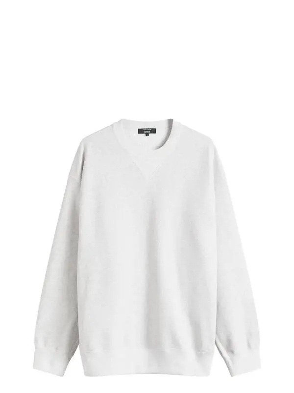 Comme Des Garçons Cotton Blend Crewneck Sweatshirt - Bleach/khaki