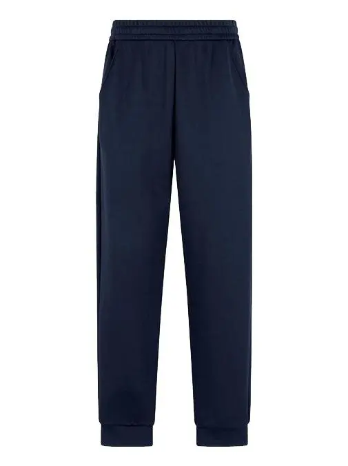 Giorgio Armani Modal-blend Double-jersey Joggers - Navy