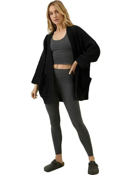 PACT Organic Cotton On The Go-to Legging - Charcoal Heather