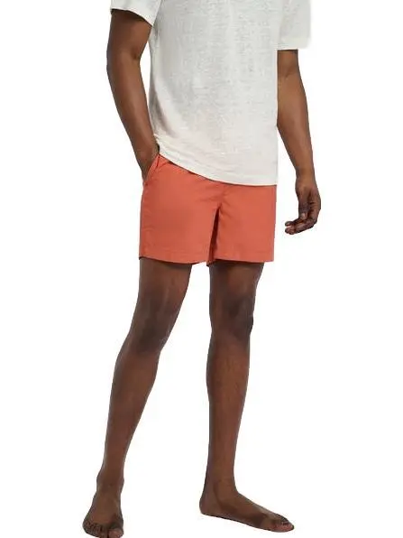 Onia Charles 5" Swim Trunks - Orange Coral