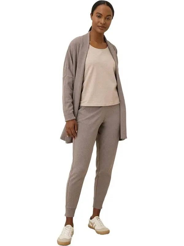 PACT Airplane Joggers - Deep Taupe Heather